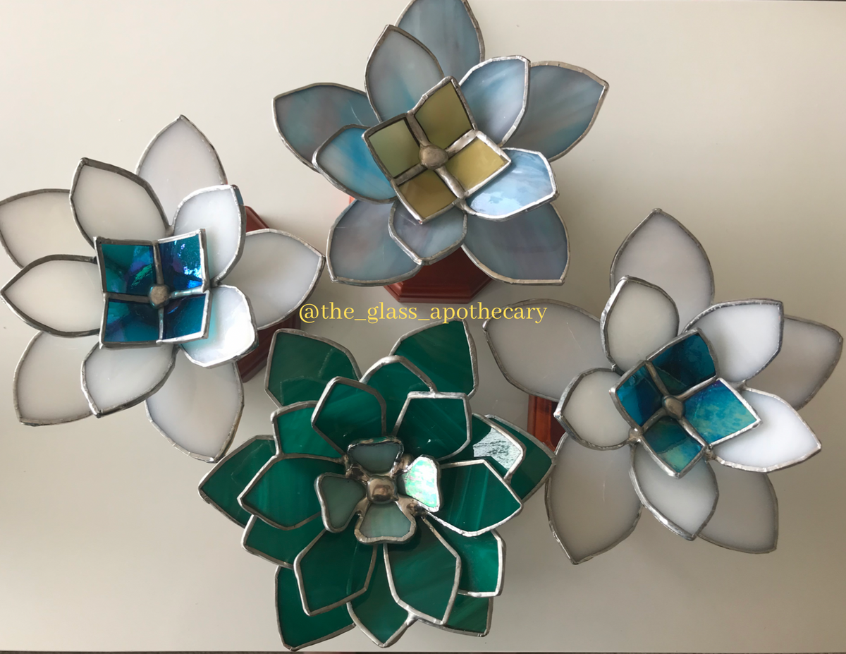 Botanical Stained Glass Lamps – The Glass Apothecary